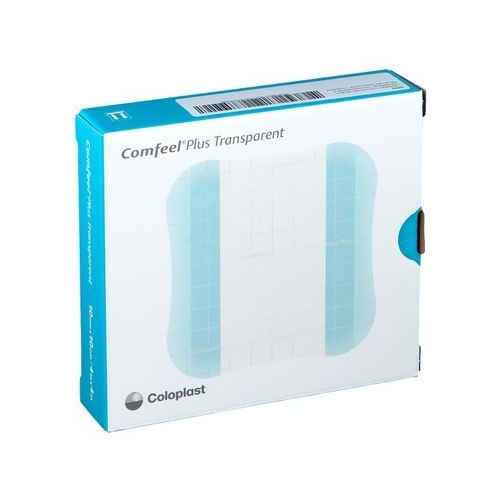 Boîte de 10 COMFEEL Plus Transparent 13 x 13 cm COLOPLAST