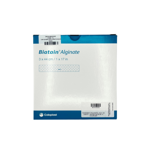 Mèche Biatain à base d'Alginate et CMC 15x15 cm COLOPLAST